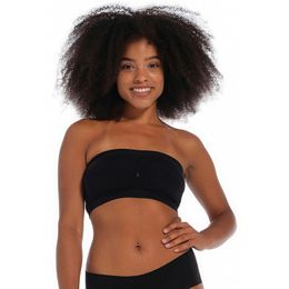 B&uuml;gelloser BH MAGIC BODYFASHION "Comfort Bandeau", Damen, Gr. XL, N-Gr, schwarz, Microtouch, Obermaterial: 90% Polyamid, 10% Elasthan, unifarben, figurbetont, BHs B&uuml;gelloser BH, mit herausnehmbaren Pads
