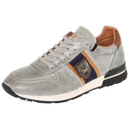 Pantofola d'Oro Sneaker PANTOFOLA D&acute;ORO "SANGANO LOW", Herren, Gr. 46, light grau, Leder, Schuhe Sneaker, aus Leder