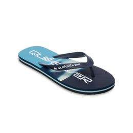 Sandale Quiksilver "Molokai Stripe", Herren, Gr. 12(45), aqua holmes, Obermaterial:Obermaterial: 100% Synthetik, Futter: 100% Synthetik, Laufsohle: 100% Schwammgummi;, Schuhe Sandale