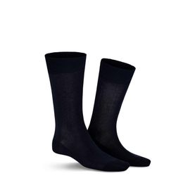 Socken Kunert "Socke Clark", Herren, Gr. 39-42, lila (schwarz, navy 8010), Obermaterial: 98% Baumwolle CO. 2% Elasthan EL., Socken Socken