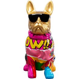 Dekofigur KARE DESIGN "Deko Figur Graffiti Dog", bunt (mehrfarbig), B:10cm H:20cm T:13cm, Polyresin, Dekofiguren, Dekofigur