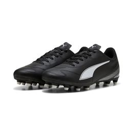 Fu&szlig;ballschuh Puma "VITORIA II FG/AG", Herren, Gr. 45, schwarz-wei&szlig; (Puma schwarz, Puma wei&szlig;), Synthetik, Schuhe Fu&szlig;ballschuh, f&uuml;r Rasenpl&auml;tze, mit Schn&uuml;rung, aus Synthetik