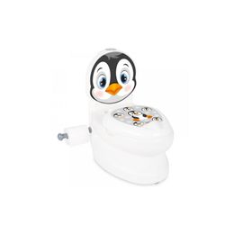 Pilsan T&ouml;pfchen Pinguin 07565 Musik Licht Toilettenpapierhalter Deckel Beh&auml;lter wei&szlig;