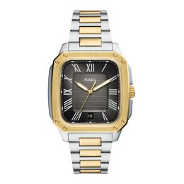 Fossil Uhr Herren Gr&ouml;&szlig;e One Size gold / schwarz / silber