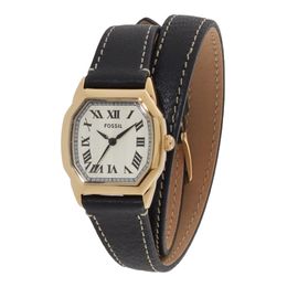 Fossil Analoguhr 'Harlow' Damen Gr&ouml;&szlig;e One Size gold / schwarz