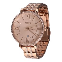 Fossil Uhr Damen Gr&ouml;&szlig;e One Size rosegold / schwarz