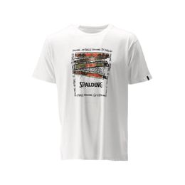Spalding Funktionsshirt Herren Gr&ouml;&szlig;e XL gr&uuml;n / dunkelorange / schwarz / wei&szlig;