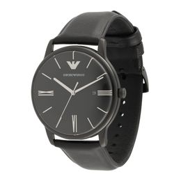 Emporio Armani Uhr Herren Gr&ouml;&szlig;e One Size schwarz / silber