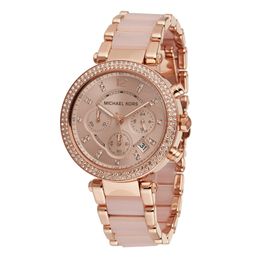 Michael Michael Kors Uhr 'PARKER' Damen Gr&ouml;&szlig;e One Size bronze / rosegold