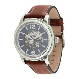 Fossil Uhr 'Heritage' Herren Gr&ouml;&szlig;e One Size taubenblau / braun / silber