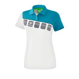 Erima Poloshirt Damen Gr&ouml;&szlig;e L blau / wei&szlig;