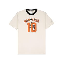 Puma T-Shirt Herren Gr&ouml;&szlig;e XS beige / orange / schwarz