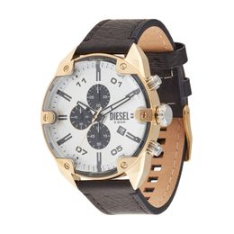 Diesel Uhr 'Spiked' Herren Gr&ouml;&szlig;e One Size gold / schwarz / silber
