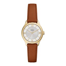 Fossil Uhr 'GILMORE' Damen Gr&ouml;&szlig;e One Size cognac / gold / schwarz / silber