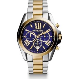 Michael Michael Kors Analoguhr 'Bradshaw' Damen Gr&ouml;&szlig;e One Size blau / gold / silber