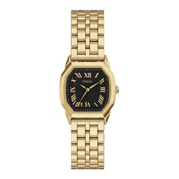 Fossil Analoguhr 'HARLOW' Damen Gr&ouml;&szlig;e One Size gold / schwarz