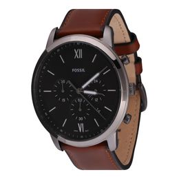 Fossil Uhr Herren Gr&ouml;&szlig;e One Size braun / basaltgrau
