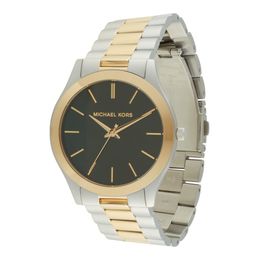 Michael Kors Uhr 'SLIM RUNWAY' Herren Gr&ouml;&szlig;e One Size gold / smaragd / silber