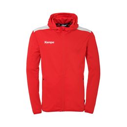 Kempa Sportsweatjacke 'Emotion 27' Herren Gr&ouml;&szlig;e XXL rot / wei&szlig;