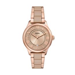 Fossil Uhr 'GILMORE' Damen Gr&ouml;&szlig;e One Size rosegold / schwarz