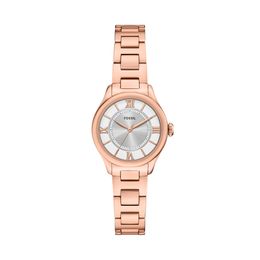 Fossil Uhr 'GILMORE' Damen Gr&ouml;&szlig;e One Size rosegold / grau / wei&szlig;