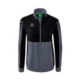 Erima Sportjacke Damen Gr&ouml;&szlig;e L grau / schwarz