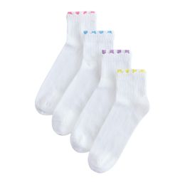 next Socken Damen Gr&ouml;&szlig;e 36/41 hellblau / gelb / helllila / wei&szlig;