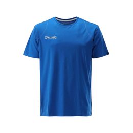 Spalding Funktionsshirt 'Essential' Herren Gr&ouml;&szlig;e L blau / wei&szlig;