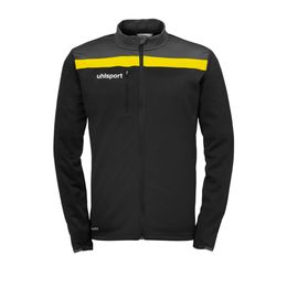 Uhlsport Sportjacke Jungen Gr&ouml;&szlig;e 140 gelb / grau / schwarz / wei&szlig;