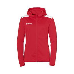 Kempa Trainingsjacke 'Emotion 27' Damen Gr&ouml;&szlig;e M rot / naturwei&szlig;