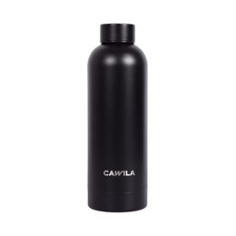Cawila Trinkflasche '500 ml' Herren Gr&ouml;&szlig;e XS/XL schwarz / silber