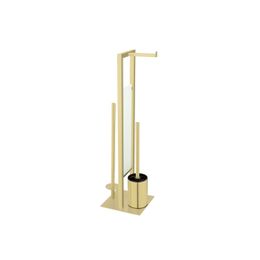 Wenko Stand WC-Garnitur Rivalta Gold 100393956