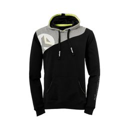Kempa Sportsweatshirt Jungen Gr&ouml;&szlig;e 116 grau / schwarz / wei&szlig;