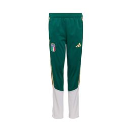 adidas Performance Sporthose 'Italien Tiro' Jungen Gr&ouml;&szlig;e 176 blau / gold / dunkelgr&uuml;n / wei&szlig;