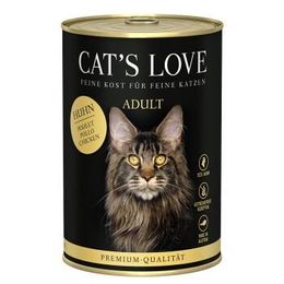 CAT'S LOVE Nassfutter Katze Adult Huhn pur 12x400 g