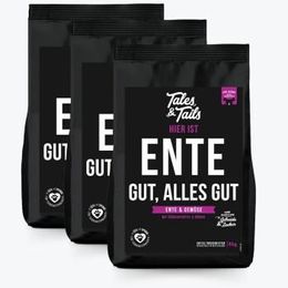 Tales & Tails Softes Trockenfutter Ente gut, alles gut 3x4 kg