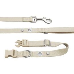 Barkalot Hundehalsband-Auslaufset beige L
