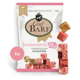 Graf Barf Juniormen&uuml; Plus H&auml;hnchen 6x2,5kg