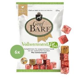 Graf Barf Vollwertmen&uuml; Plus H&auml;hnchen 6x2,5kg