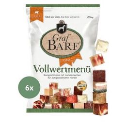 Graf Barf Vollwertmen&uuml; Lamm 6x2,5kg