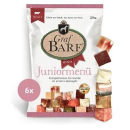 Graf Barf Juniormen&uuml; Rind 6x2,5kg