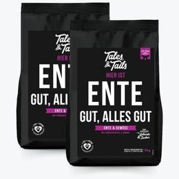 Tales & Tails Softes Trockenfutter Ente gut, alles gut 2x4 kg