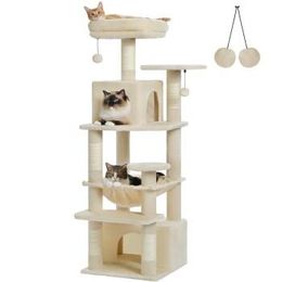 Pawz Road mittelgro&szlig;er Katzenbaum 136cm beige