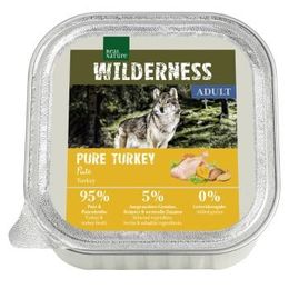 REAL NATURE WILDERNESS Nassfutter Hund, Adult, Pure Turkey 16x100 g