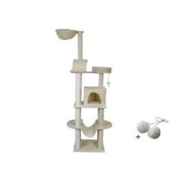 Rohrschneider &reg; Katzenbaum Travel , mit Gratis-Spielball, beige