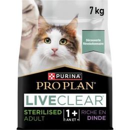 Purina PRO PLAN Liveclear Sterilised Adult Truthahn 7 kg