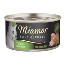 Miamor Feine Filets Naturelle Thunfisch und Gem&uuml;se 24x80 g