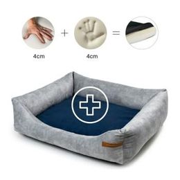 Rexproduct Otto Orthop&auml;disches Hundebett Grau S-XL dunkelblau XL