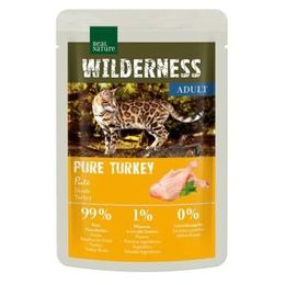REAL NATURE WILDERNESS Nassfutter Katze, Adult Pure Turkey 12x85 g