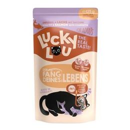 Lucky Lou Nassfutter Katze Adult Gefl&uuml;gel und Lachs 32x125 g